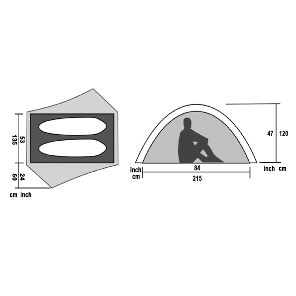 Taiji 2 - 2 person ultralight tent | Backwoods Outdoor Gear Taiji 2 - 2 person ultralight tent | Backwoods Outdoor Gear